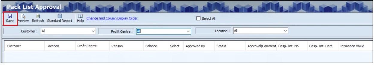 22. Dispatch Intimation Approval | IcSoft ERP and MES Wiki Site