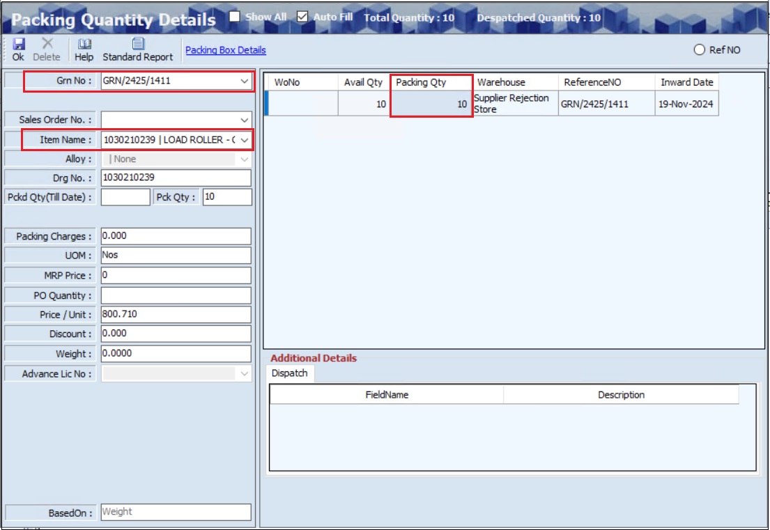07. Packing List – Supplier Return | IcSoft ERP and MES Wiki Site